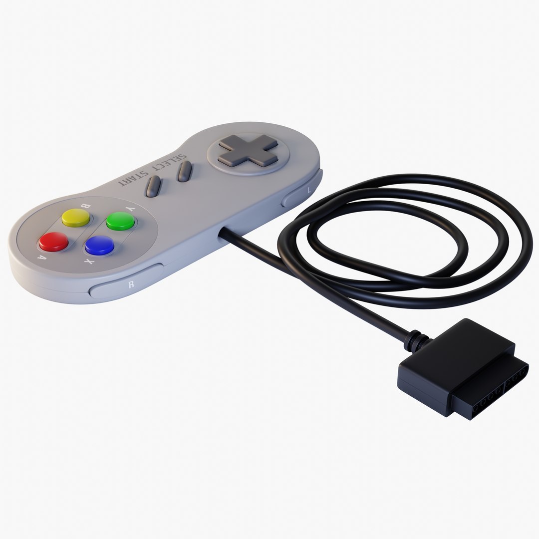 3D Retro Gamepad - TurboSquid 2033164