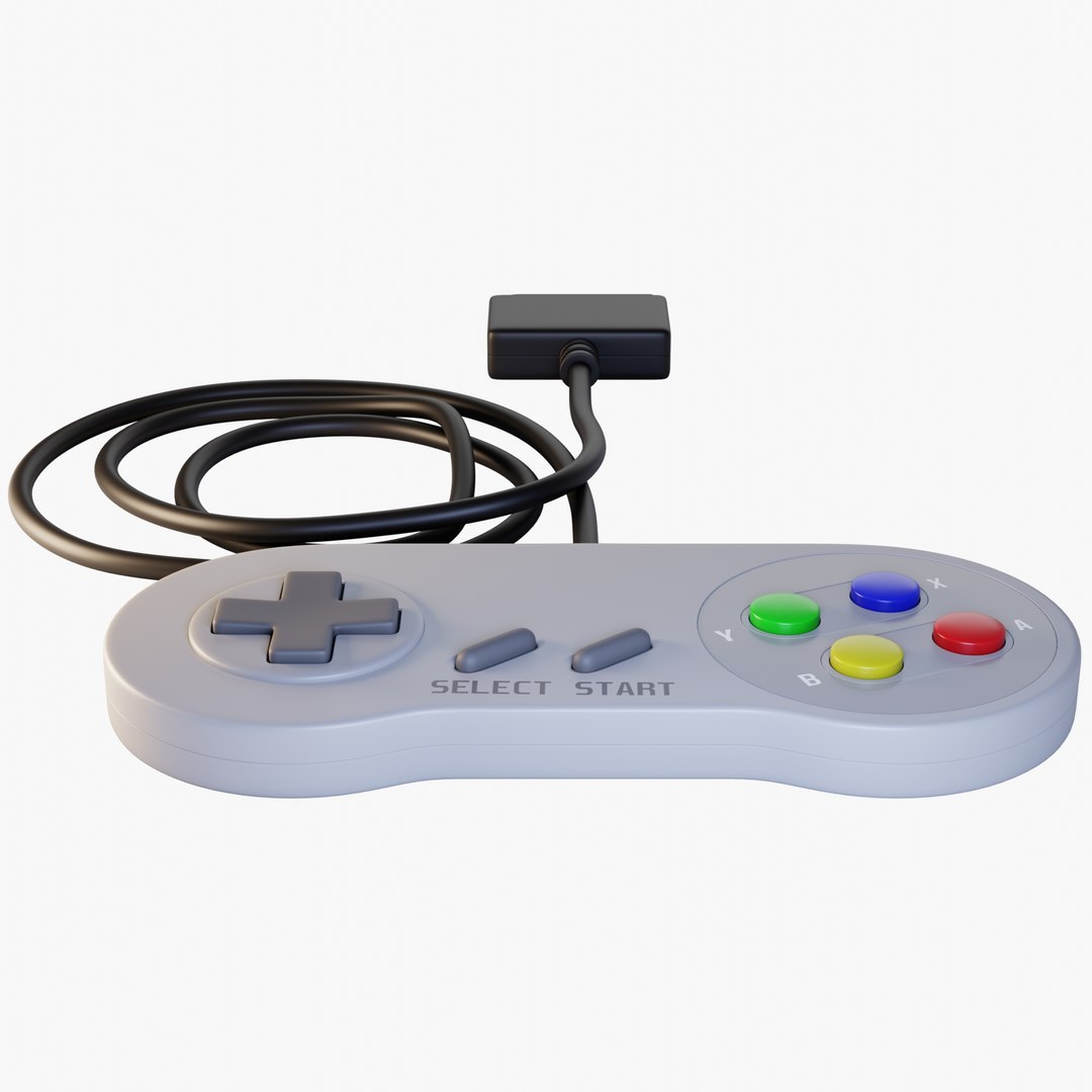 3D Retro Gamepad - TurboSquid 2033164