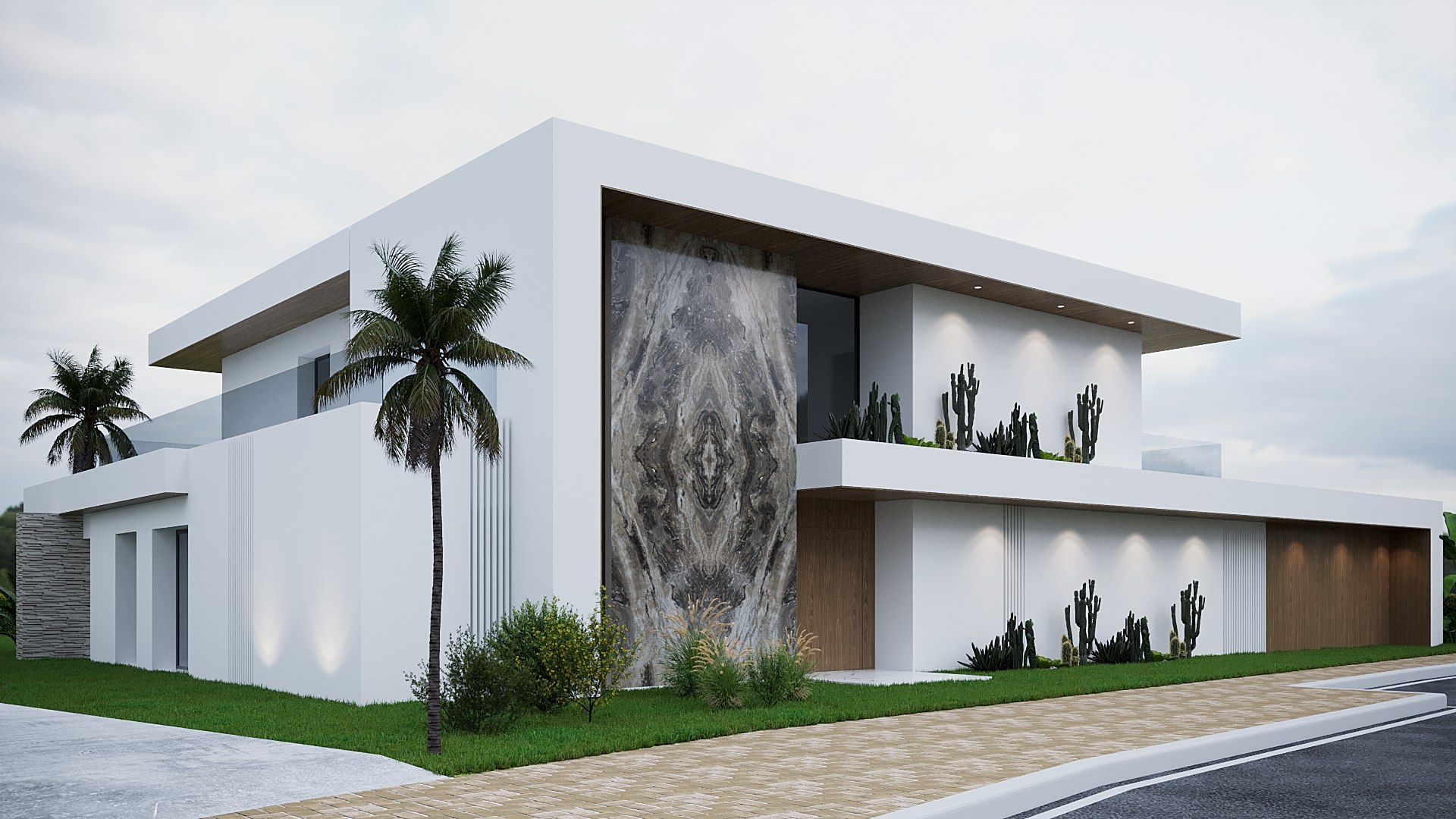 3D Exterior Modern Villa 05 - TurboSquid 2118949
