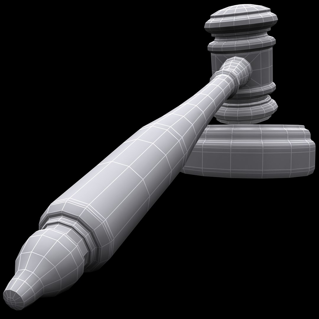 realistic gavel 3ds