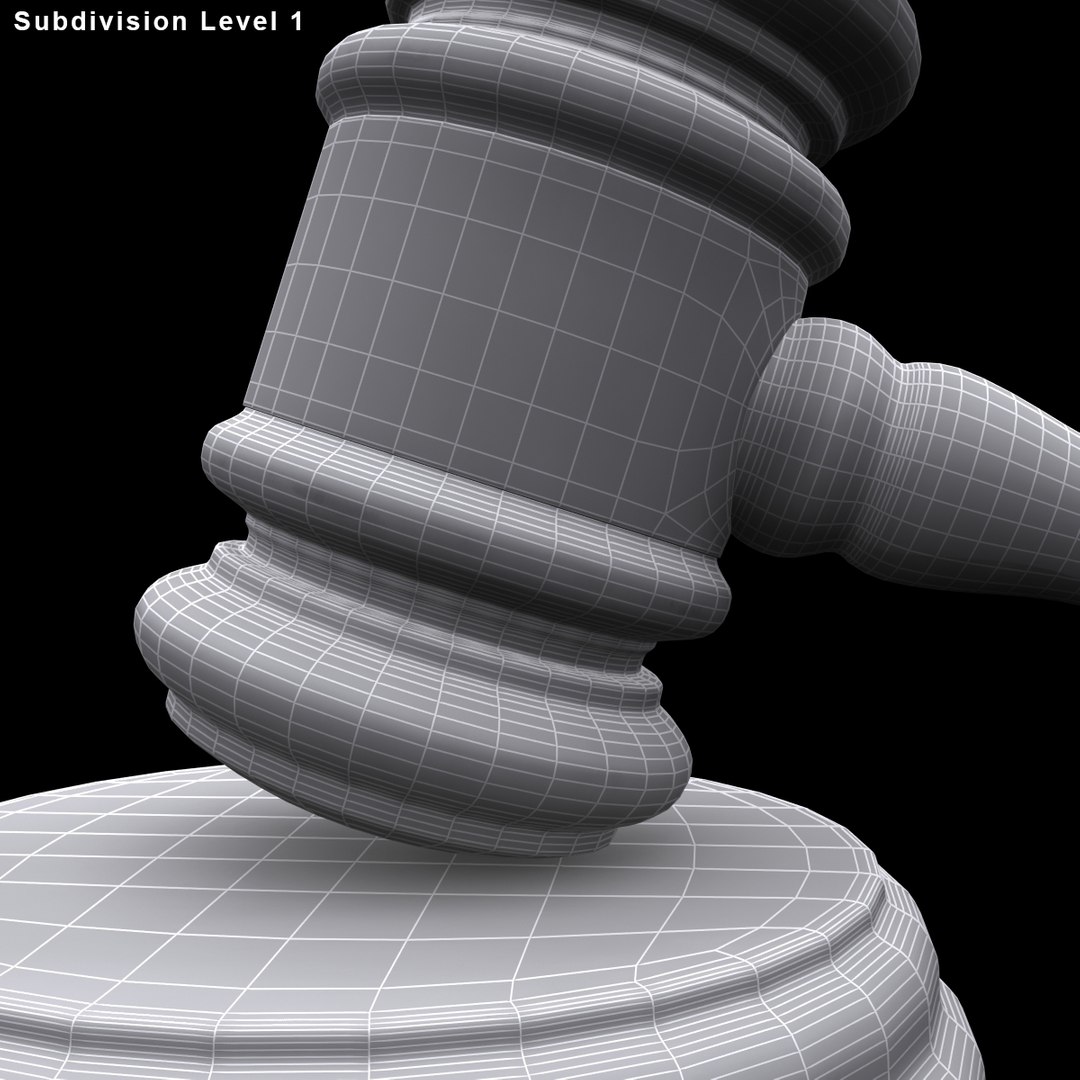 realistic gavel 3ds