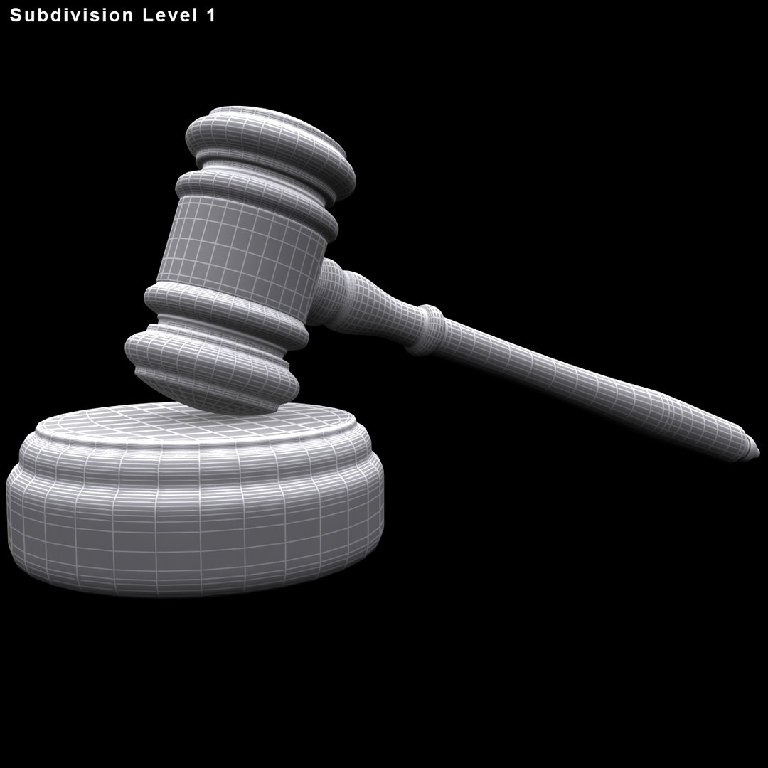 realistic gavel 3ds