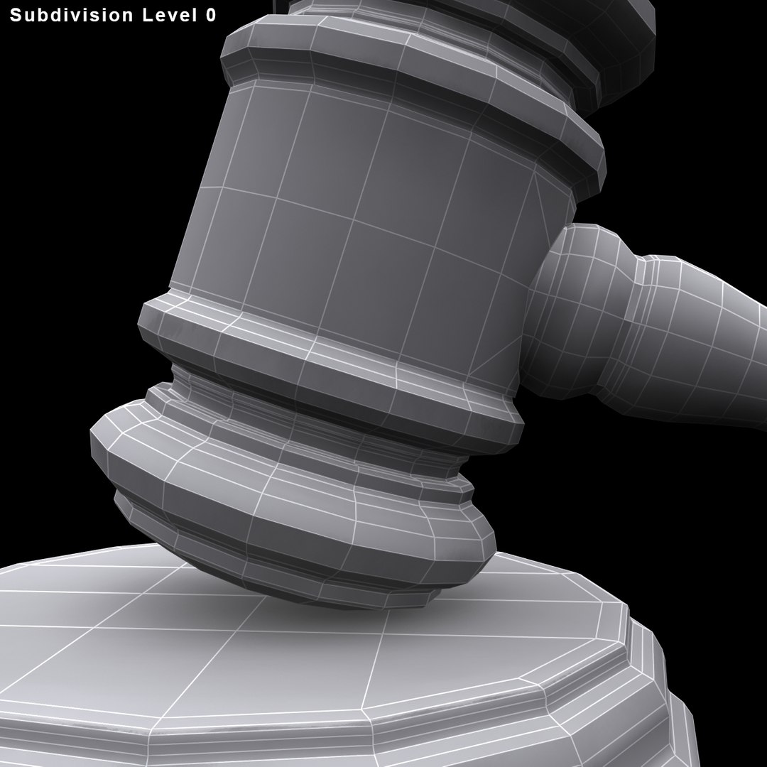 realistic gavel 3ds