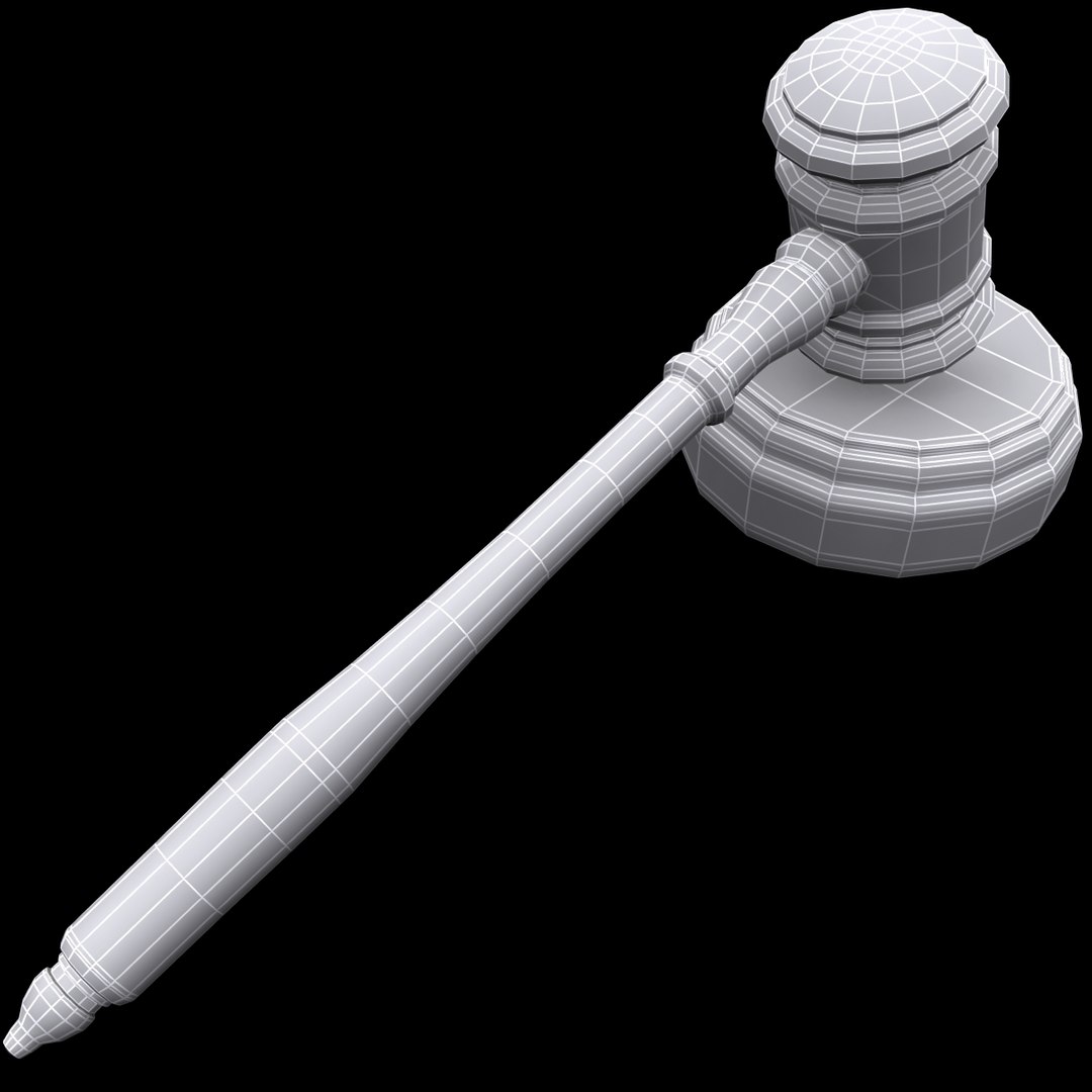 realistic gavel 3ds
