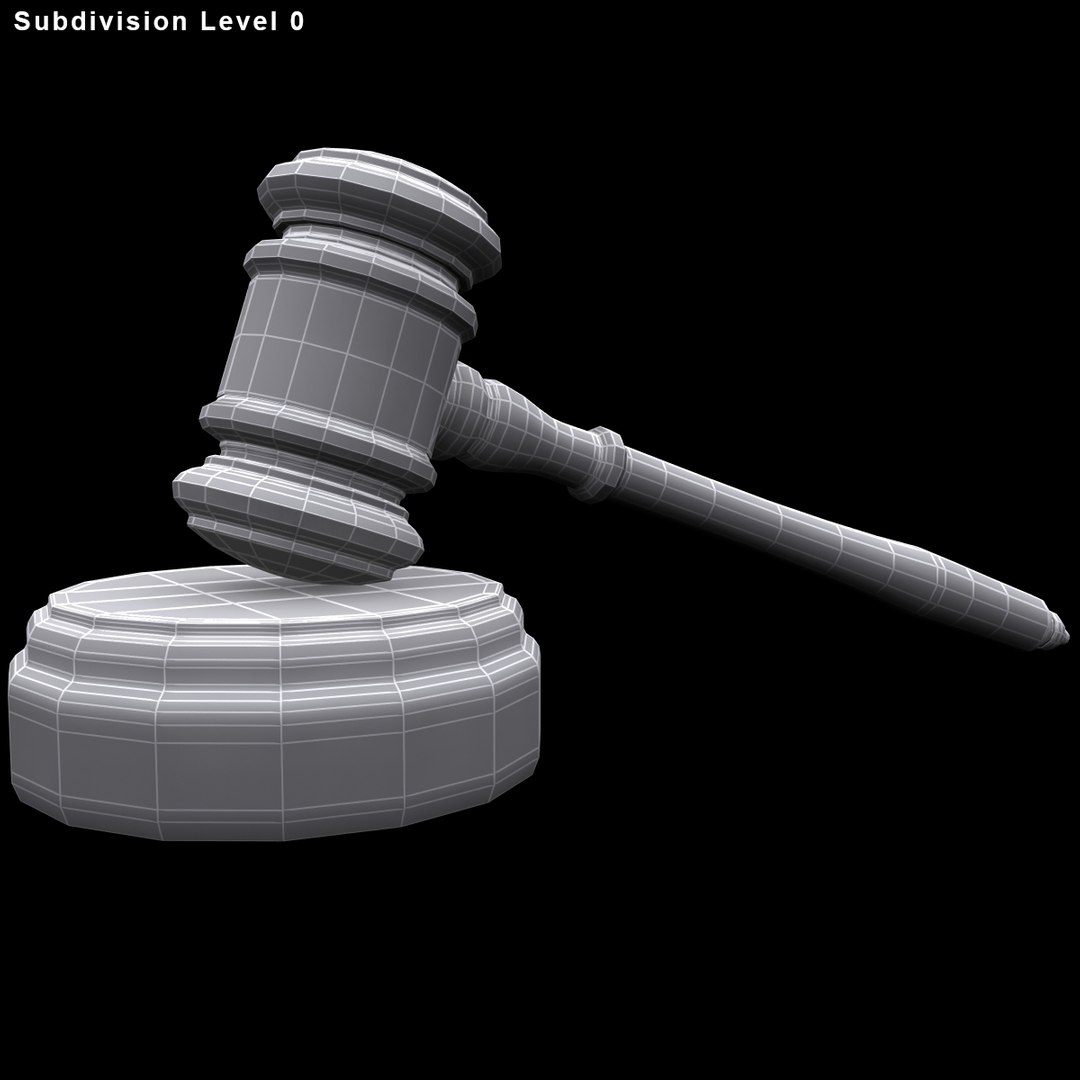 realistic gavel 3ds