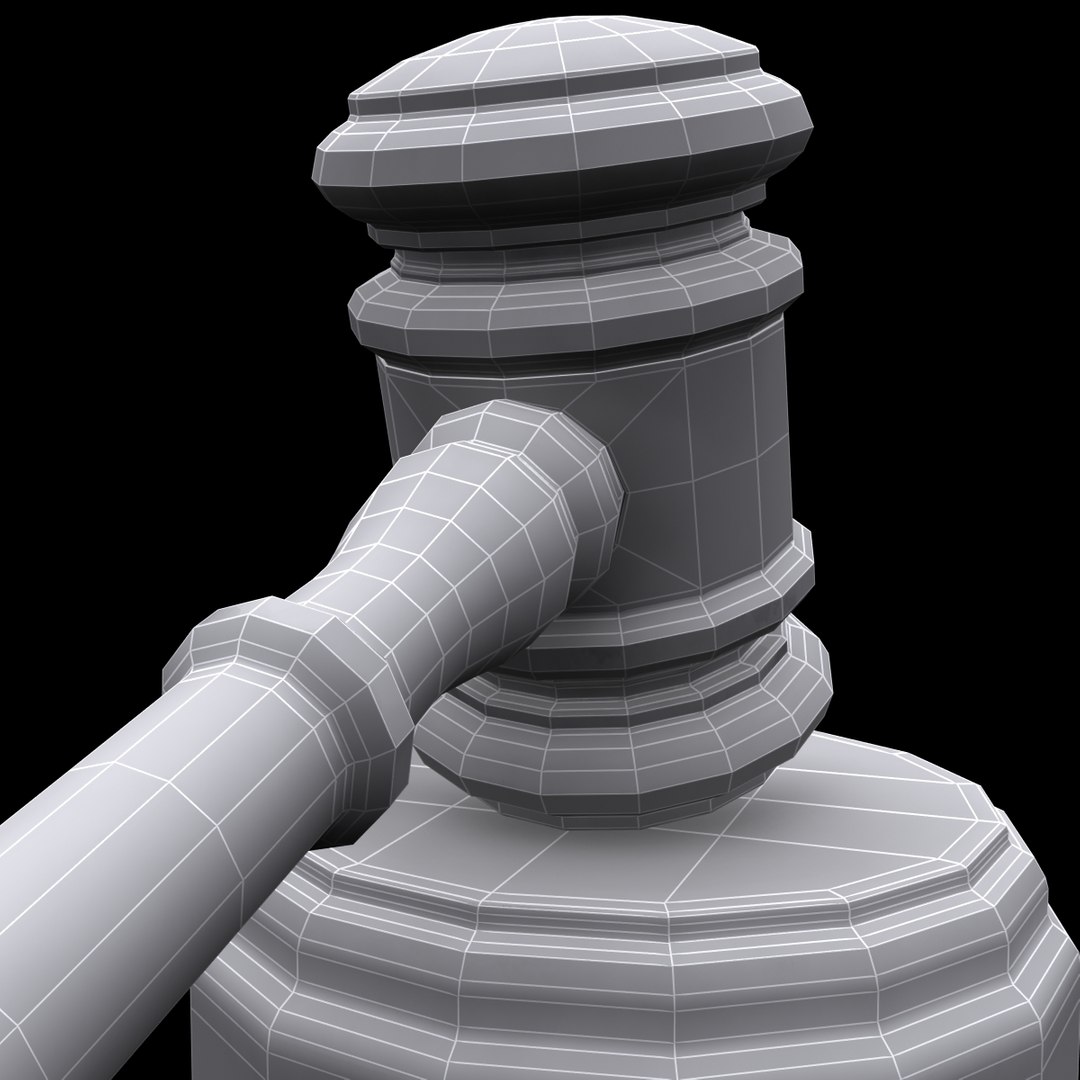 realistic gavel 3ds