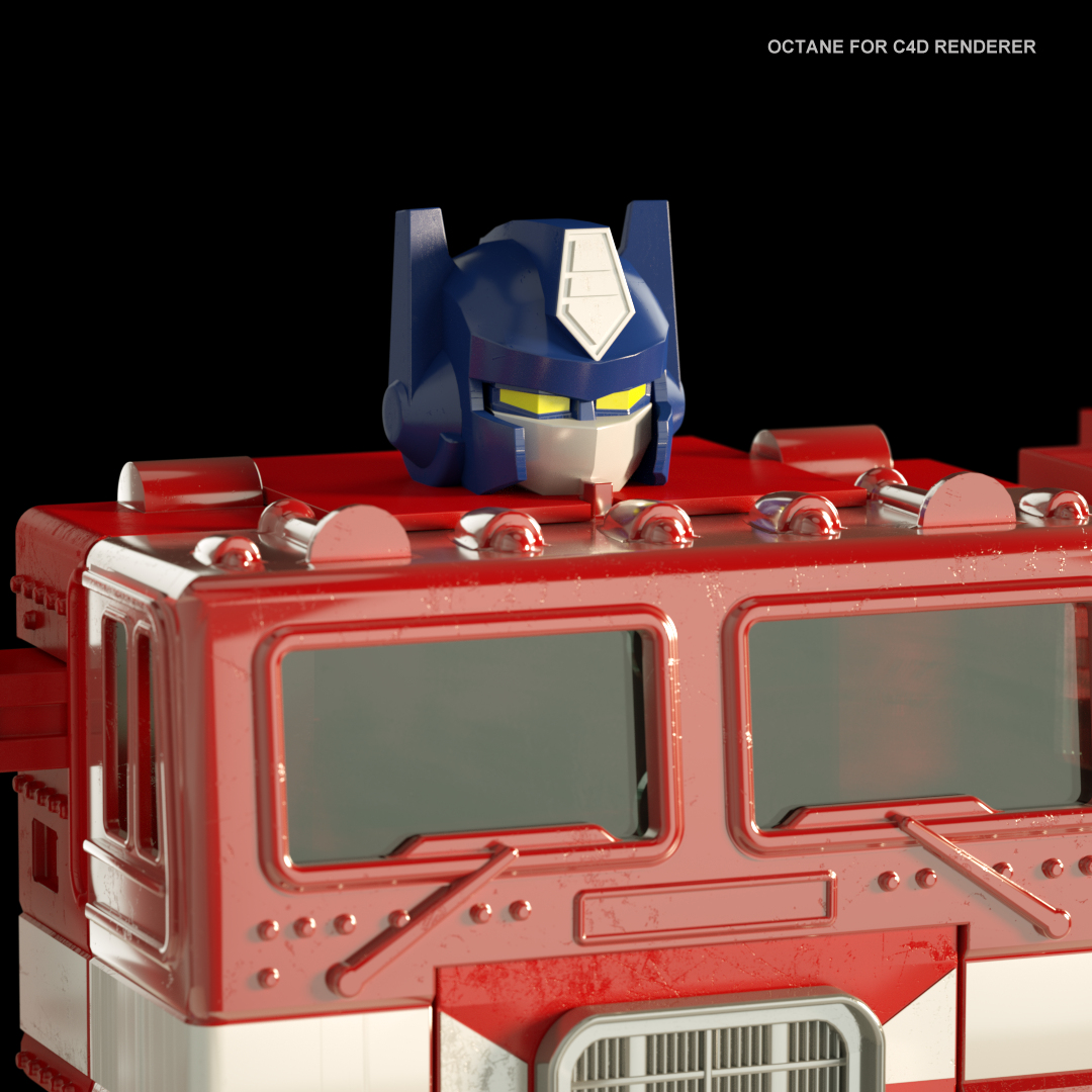 optimus prime toy 3d x