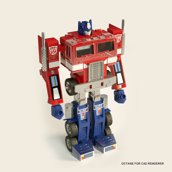 optimus prime toy 3d x