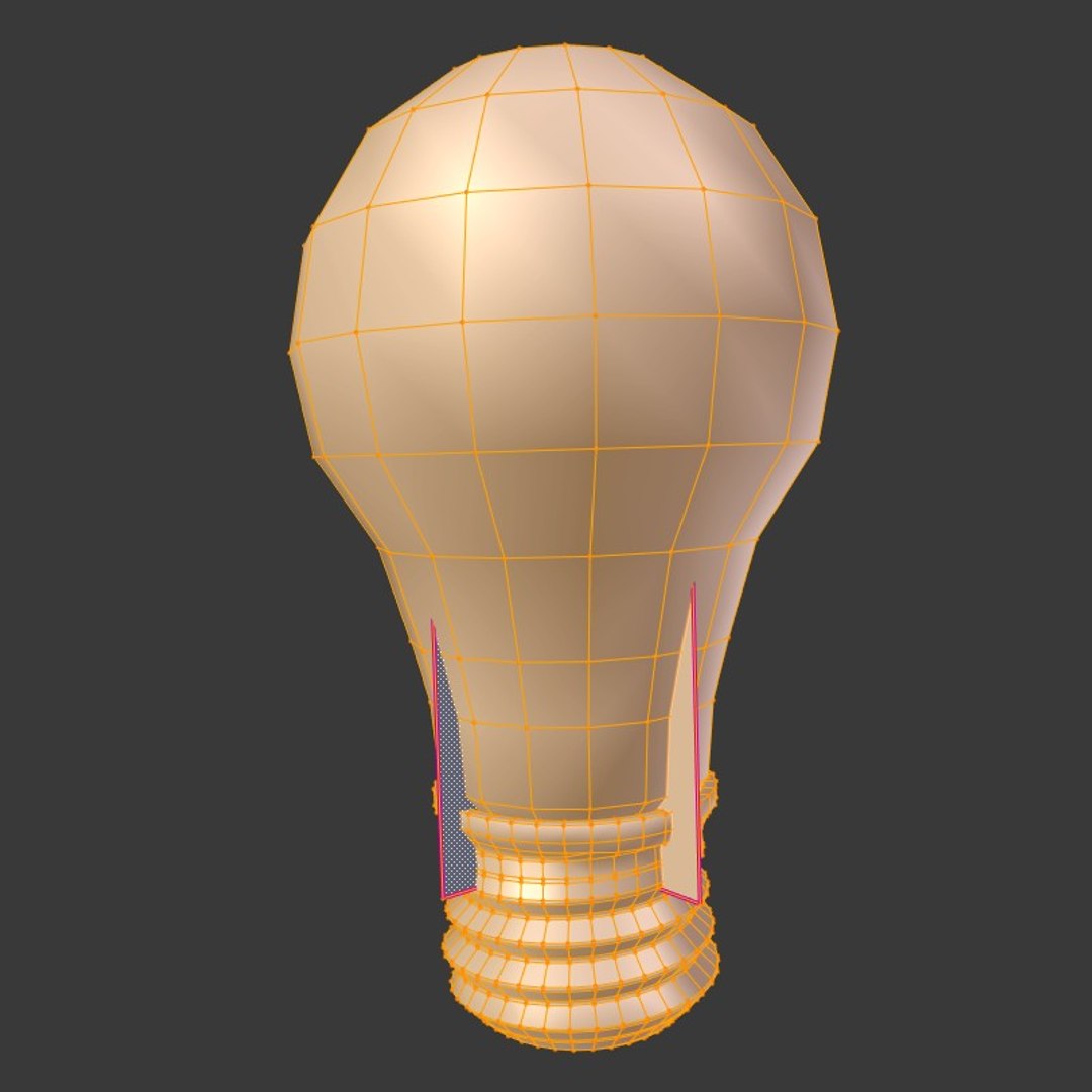 3d Light Bulb Model