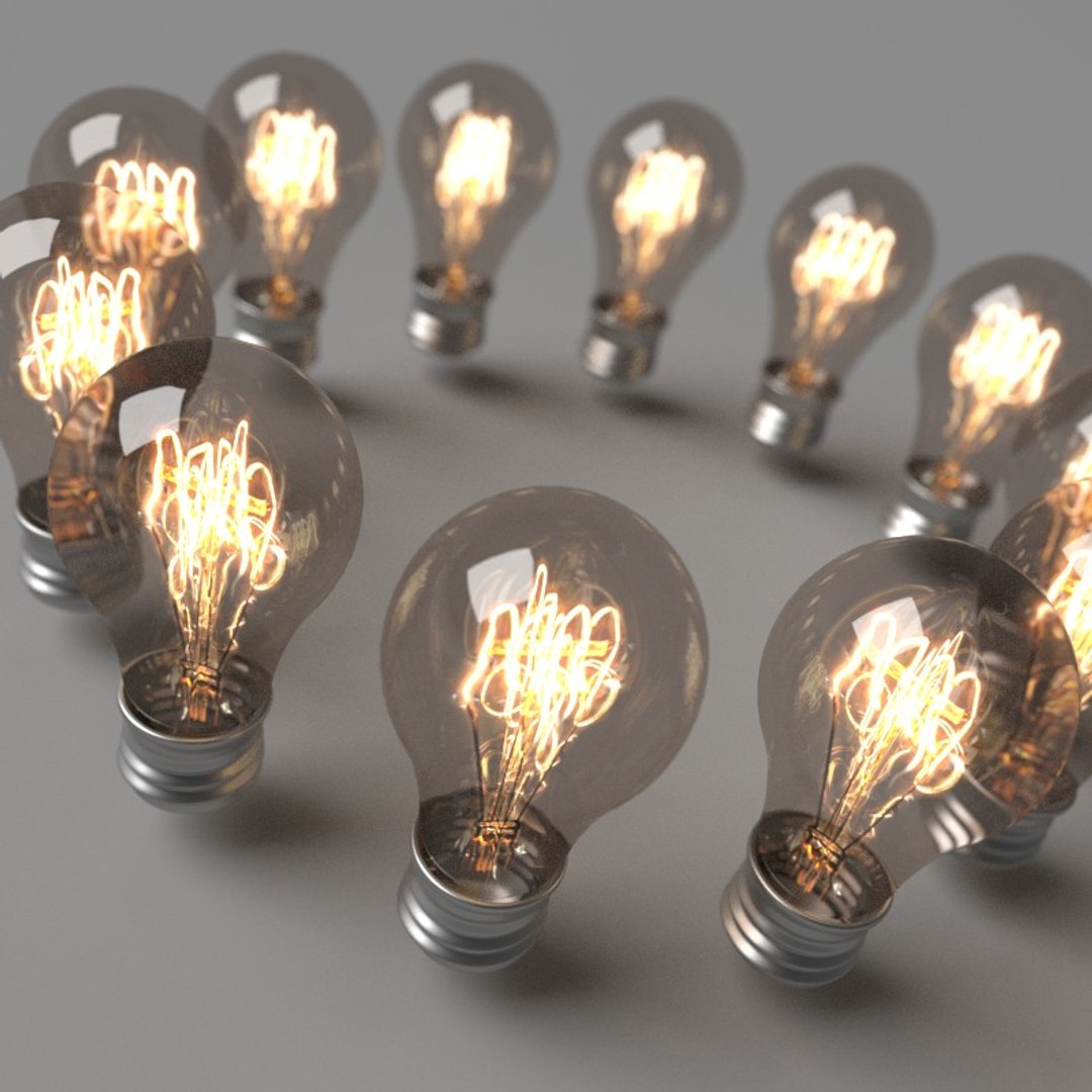 3d Light Bulb Model