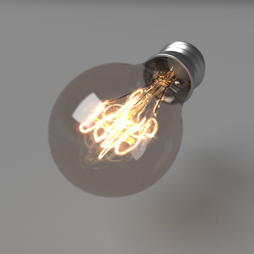 3d Light Bulb Model