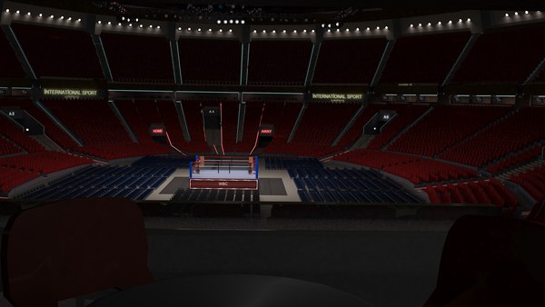 3D Boxing Arena and Locker Room model - TurboSquid 1754372