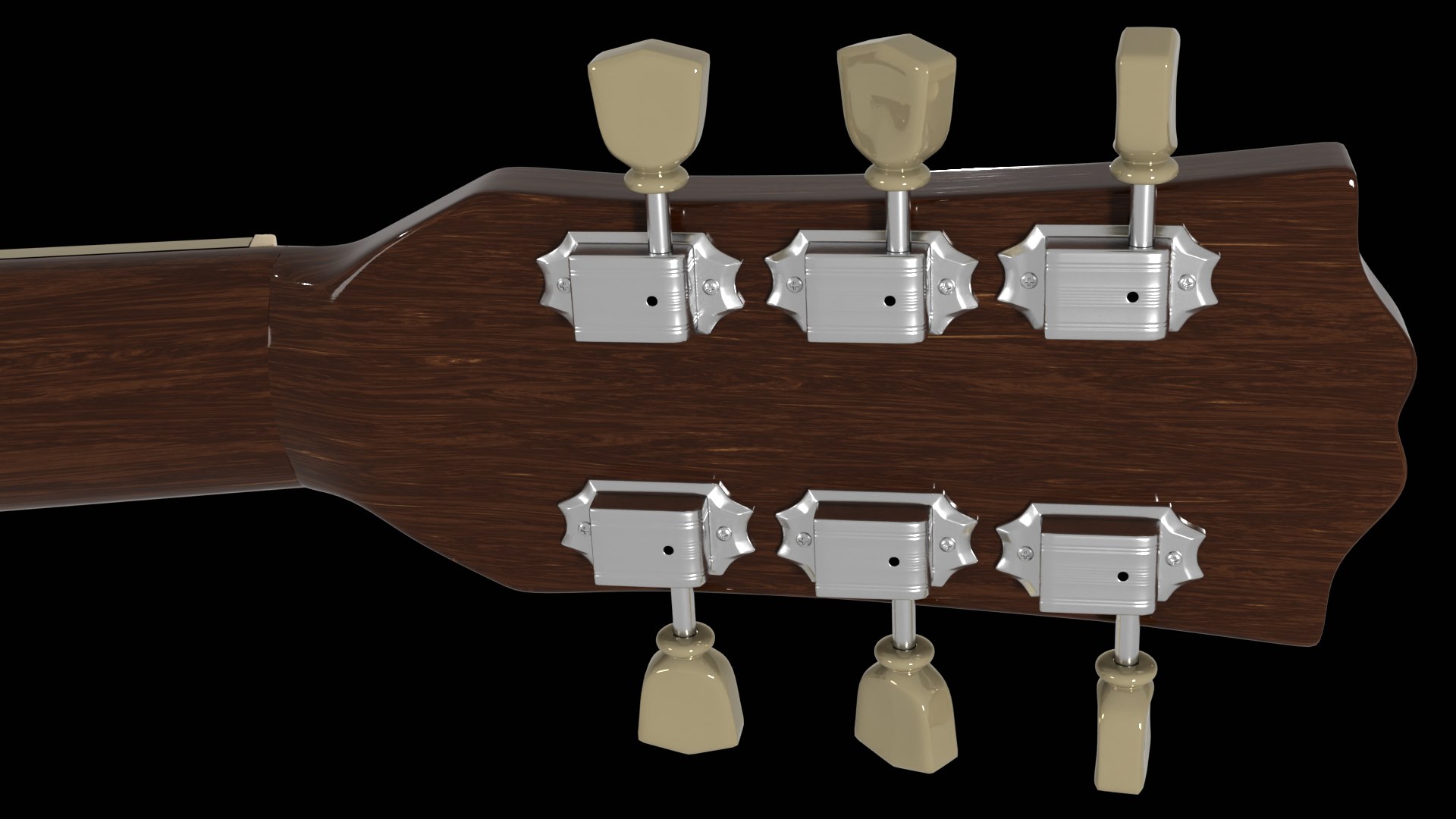 Guitar Les Paul Standard model - TurboSquid 2181695