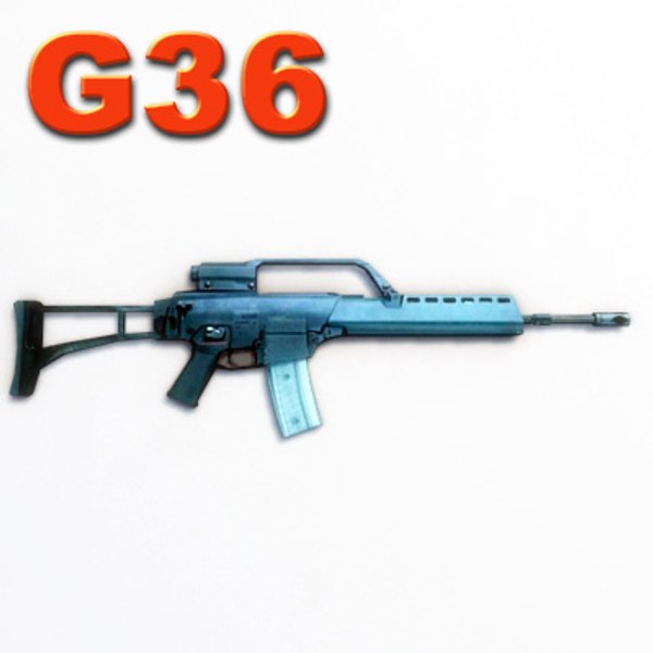 g assault rifle 3d model
