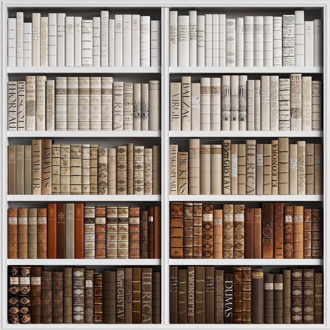 3D Classic Books 53 Model - TurboSquid 2195283