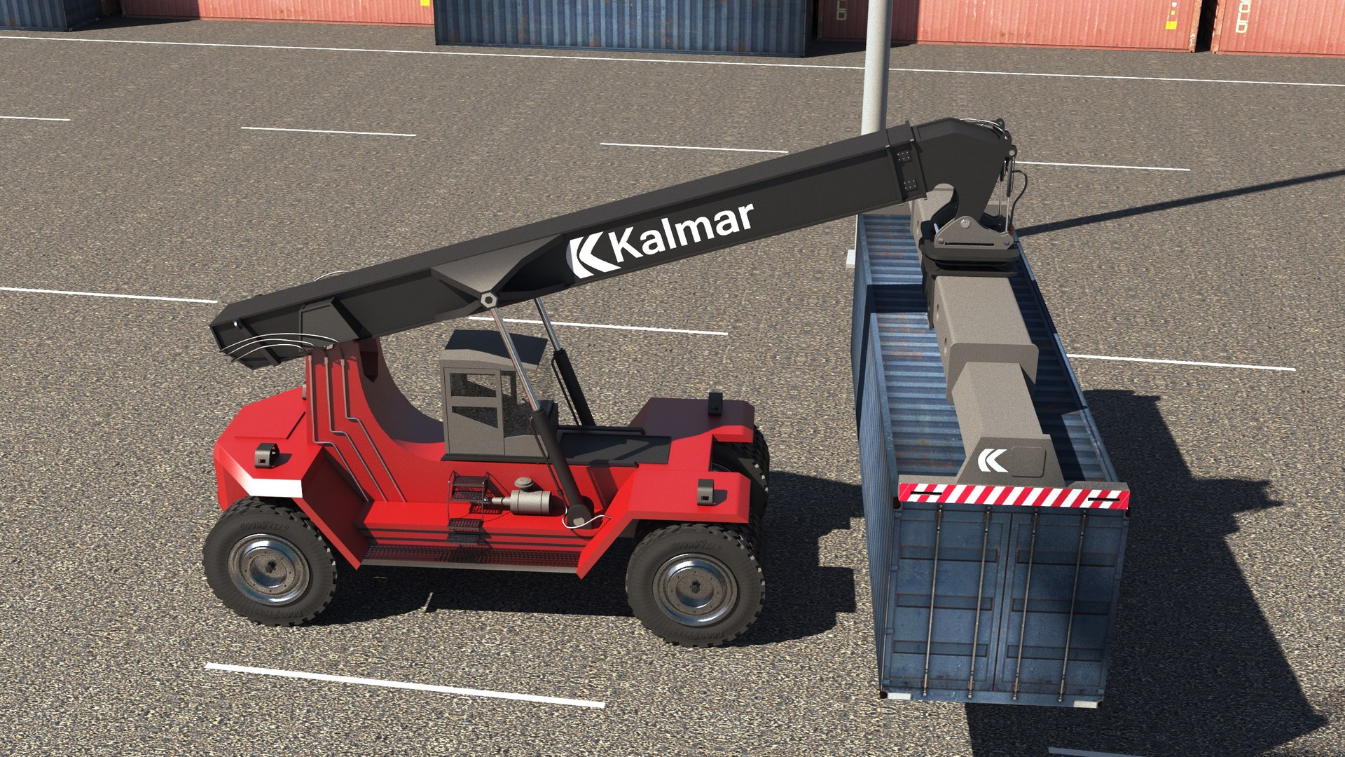 3D Model Port Container Terminal - TurboSquid 1587778