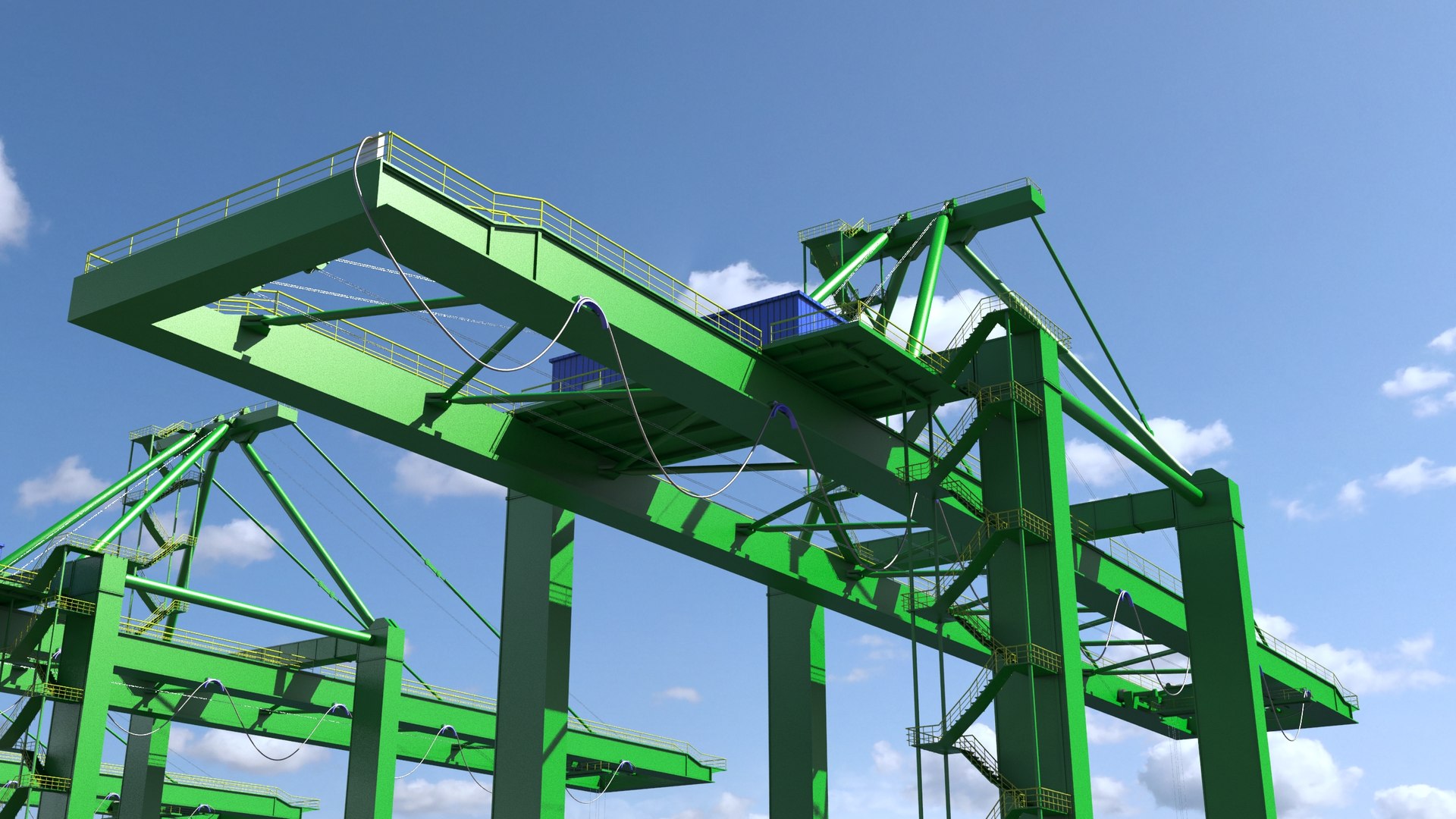 3D Model Port Container Terminal - TurboSquid 1587778