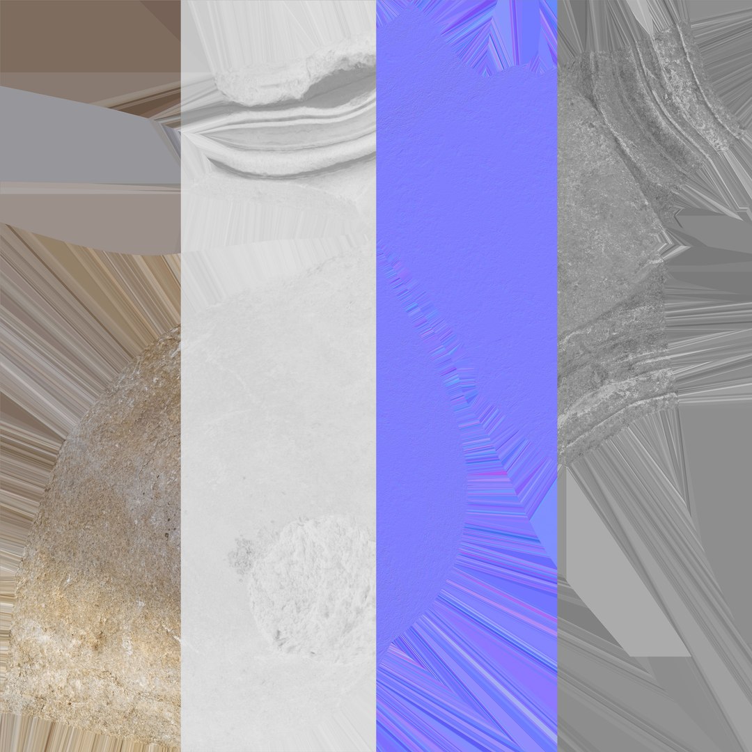 3D Medieval Stone Column Piece Model - TurboSquid 1520437