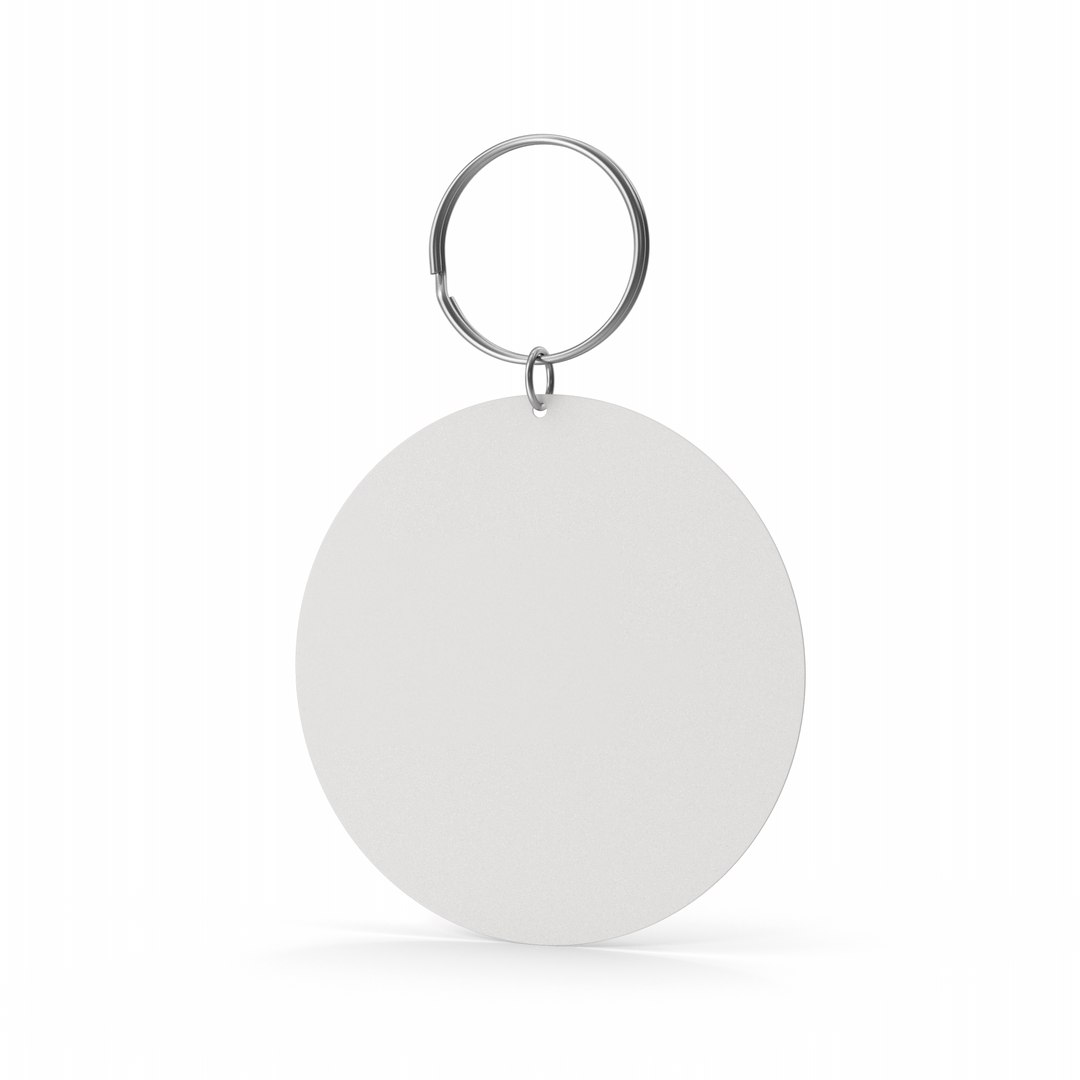 Keychain Banner Tag 3D - TurboSquid 2181839