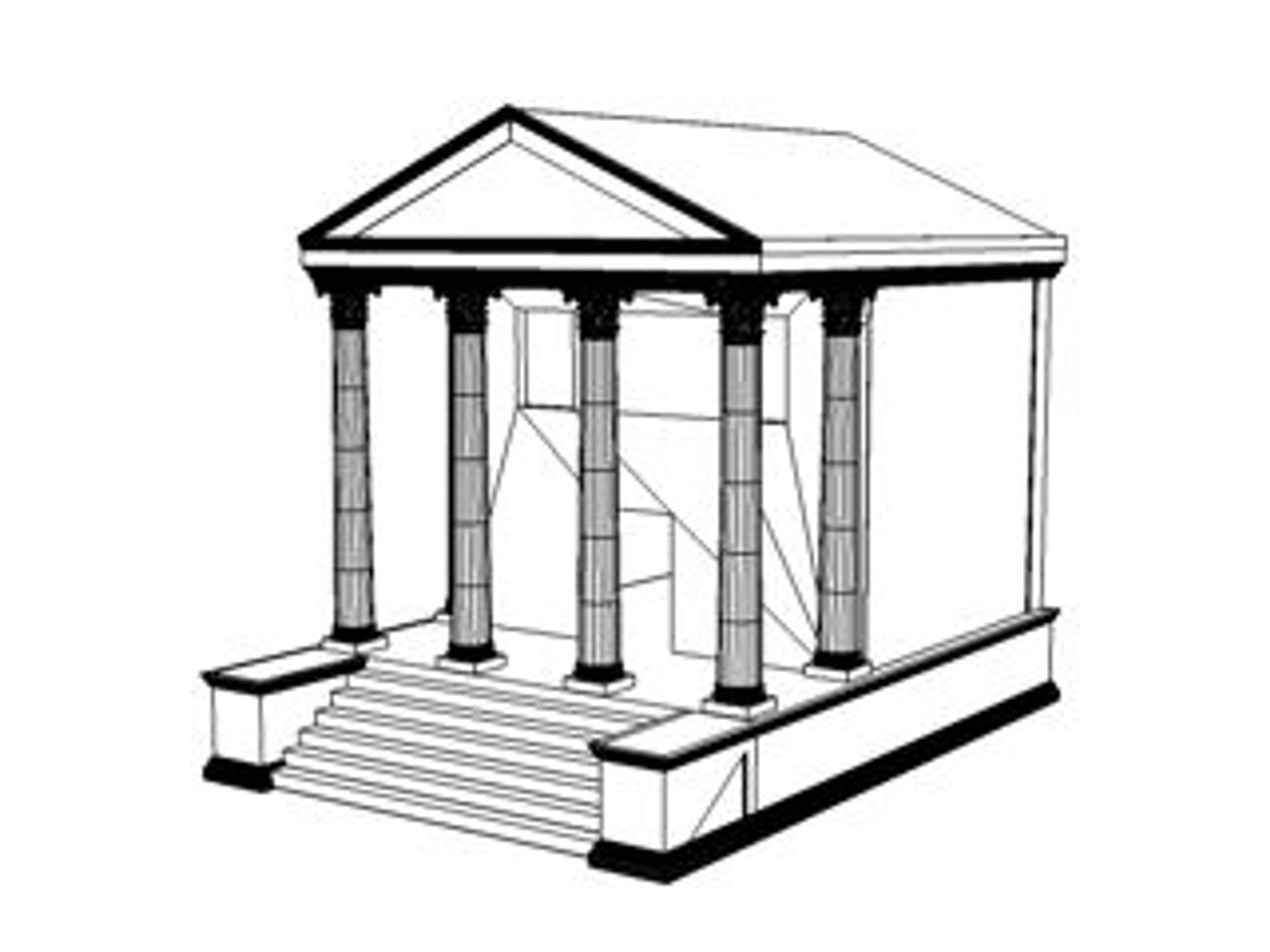 Ancient Roman Temple Max