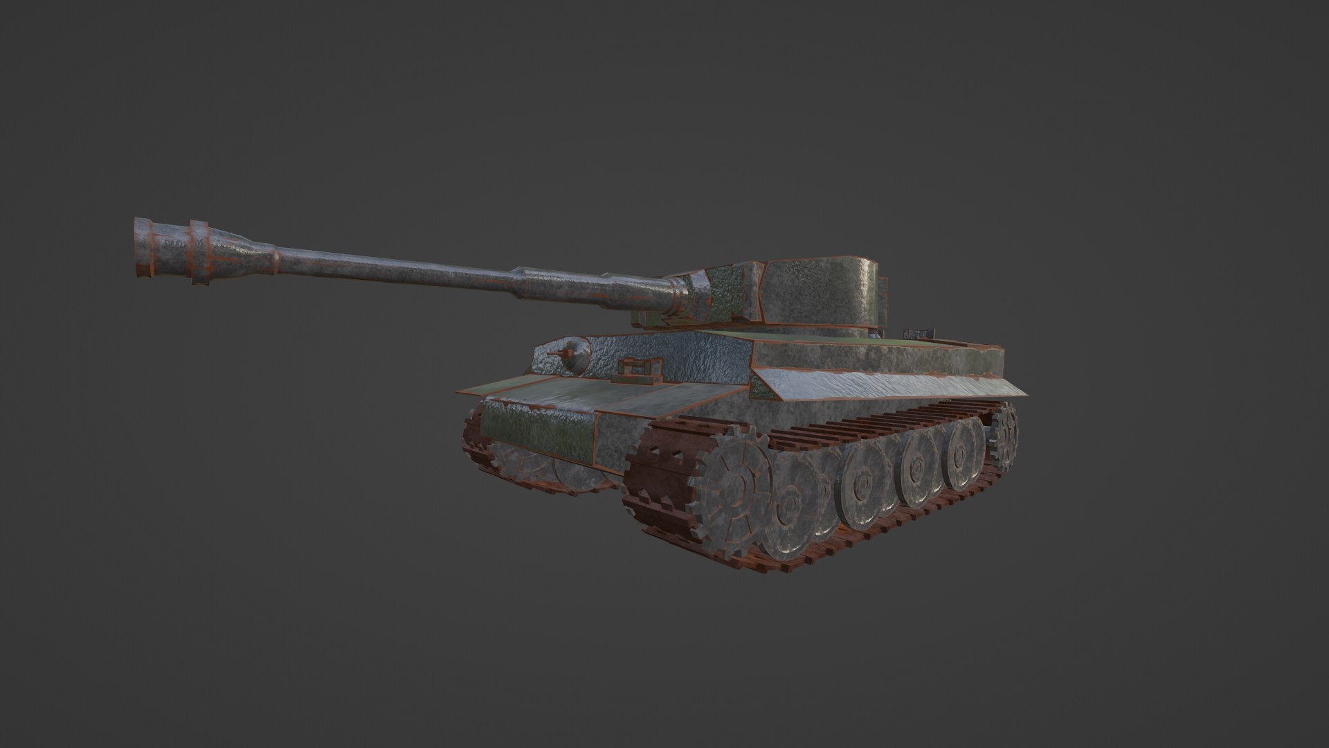 3D Model Tiger Tank - TurboSquid 2202834