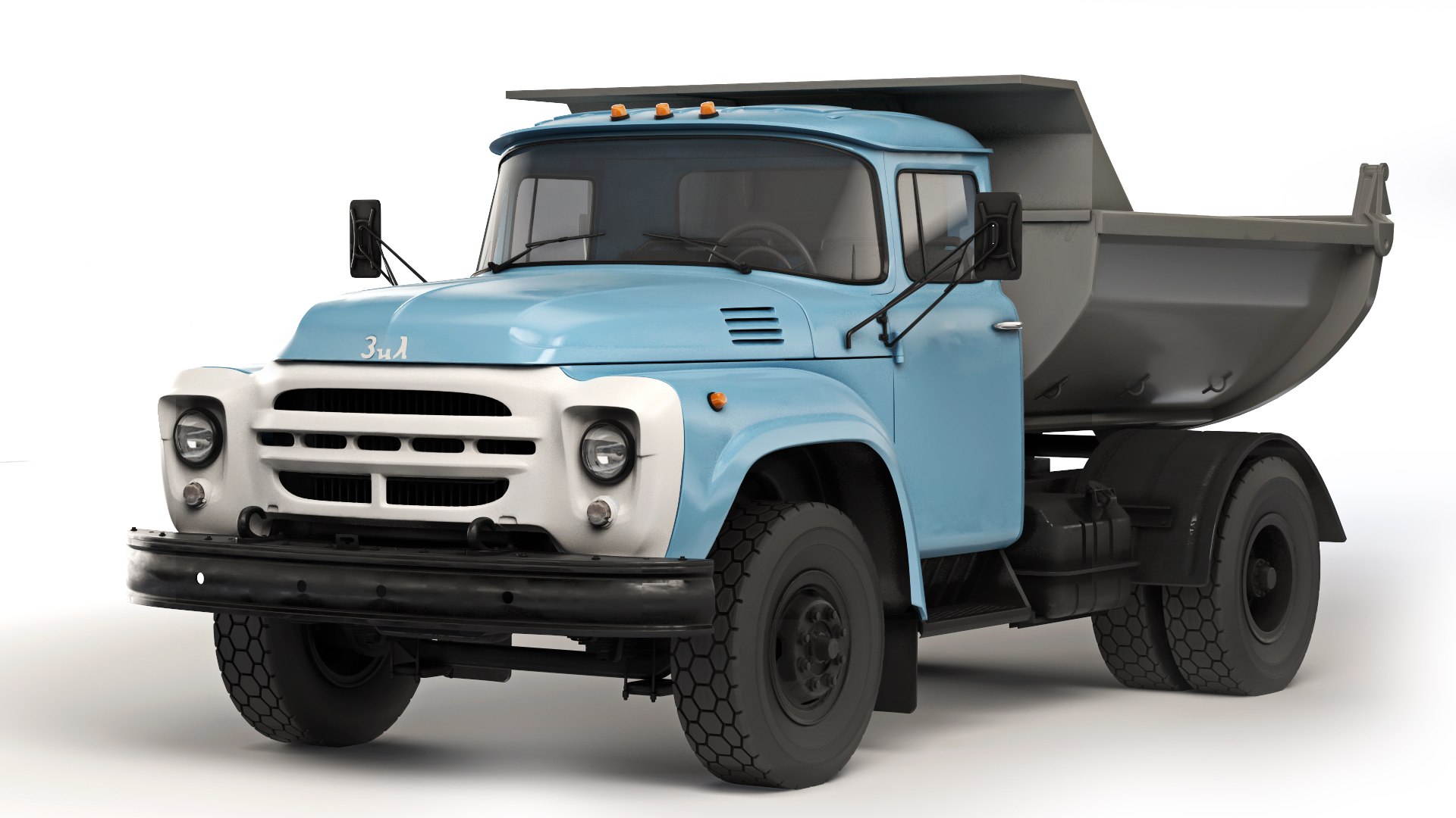 3D ZIL 130 Dump Truck MMZ 555 1965 - TurboSquid 1985703
