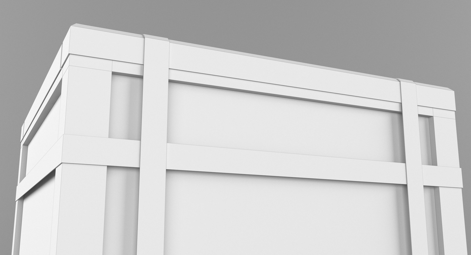 3D Wooden Cargo Box Model - TurboSquid 1335836