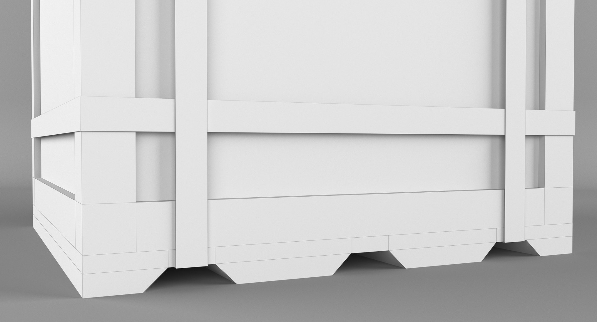 3D Wooden Cargo Box Model - TurboSquid 1335836