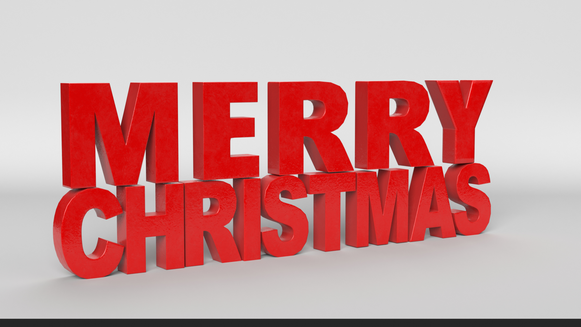 Merry Christmas Decoration 3D Model - TurboSquid 1651667