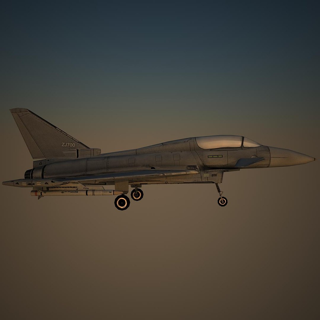 3d Eurofighter Typhoon Gaf Model