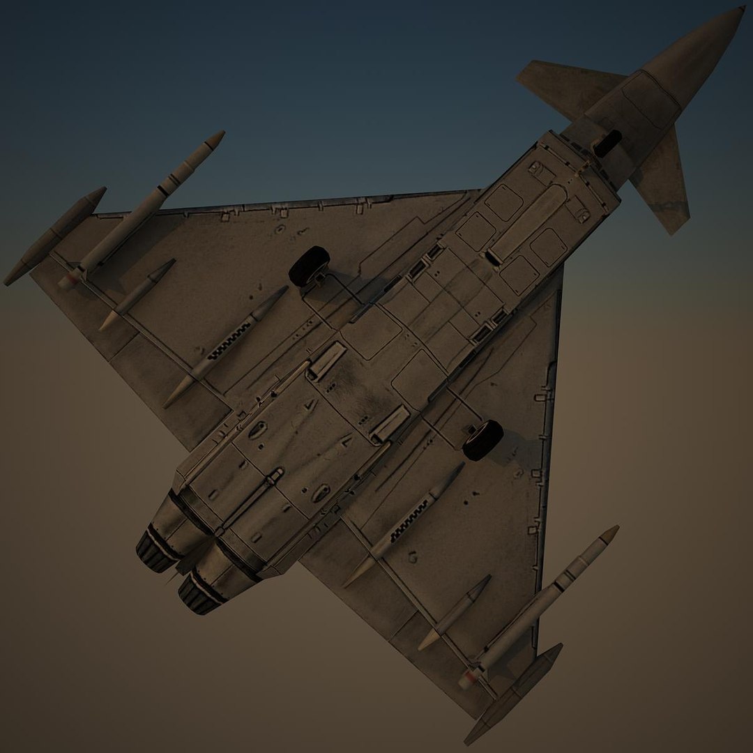 3d Eurofighter Typhoon Gaf Model
