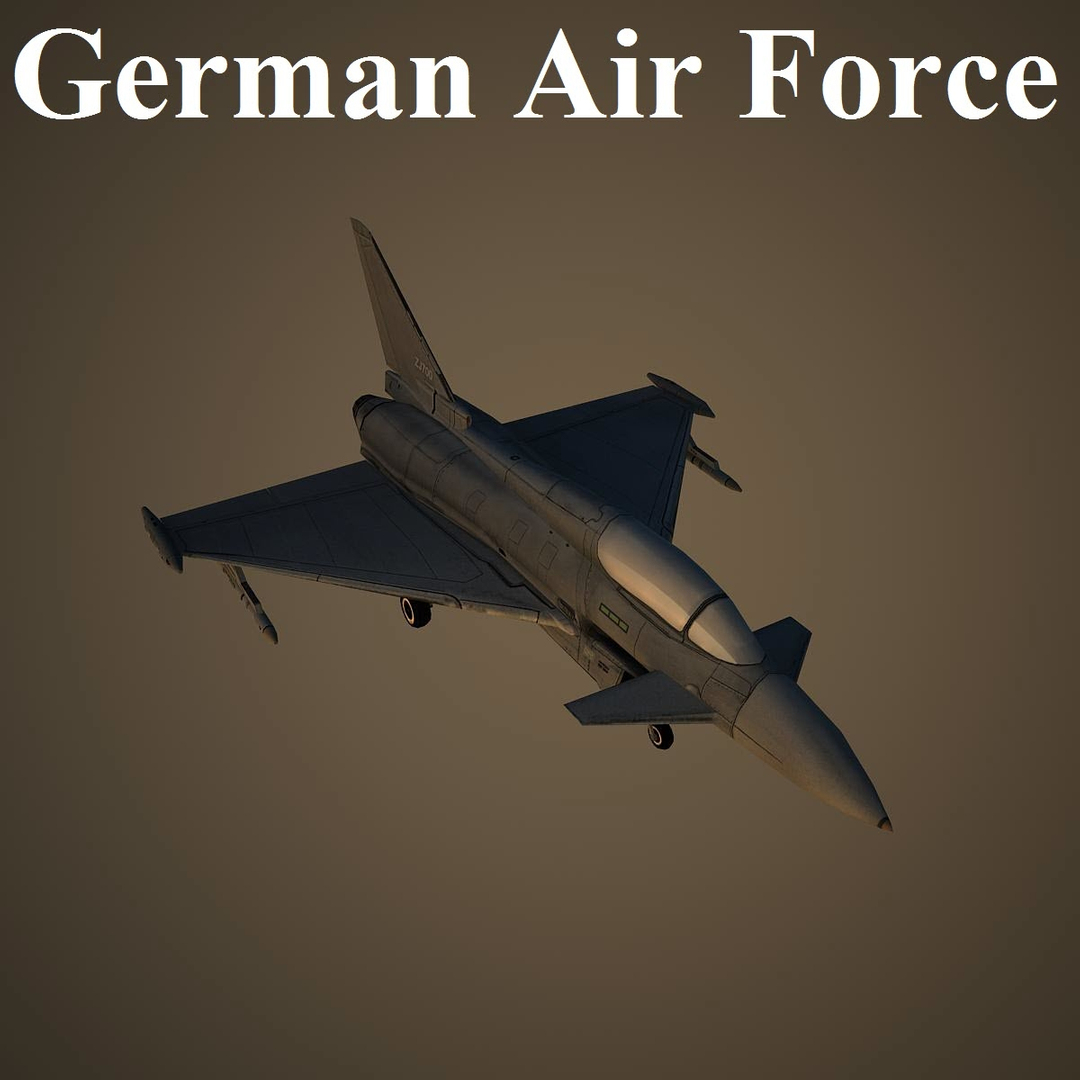 3d Eurofighter Typhoon Gaf Model