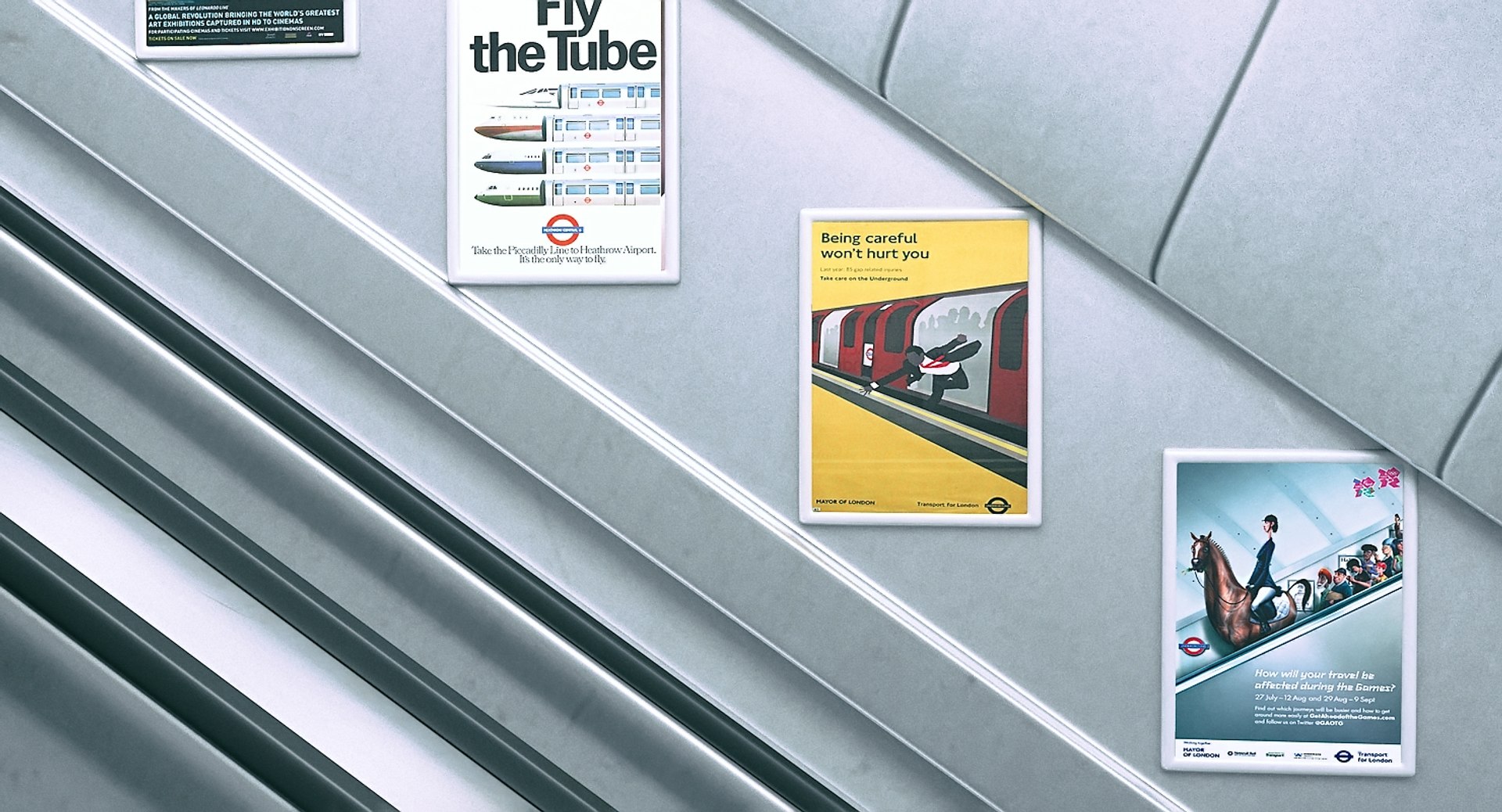 3D Scene Underground Tube Escalator - TurboSquid 1247760