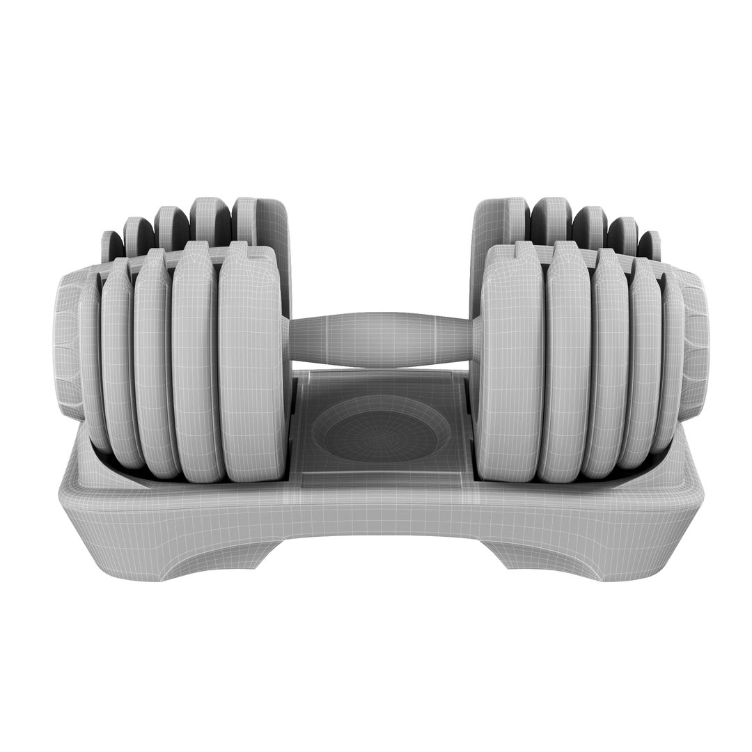 Bowflex Dumbbells 3D model - TurboSquid 1722969