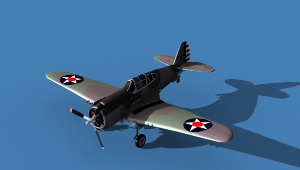 Curtiss P-36C Hawk V07 USAAF 3D-Modell - TurboSquid 1914337