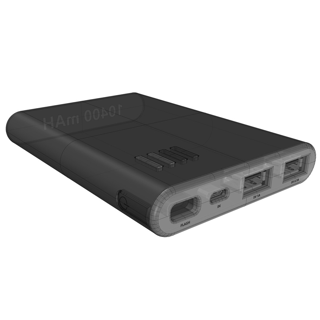 power bank powerbank 3d model