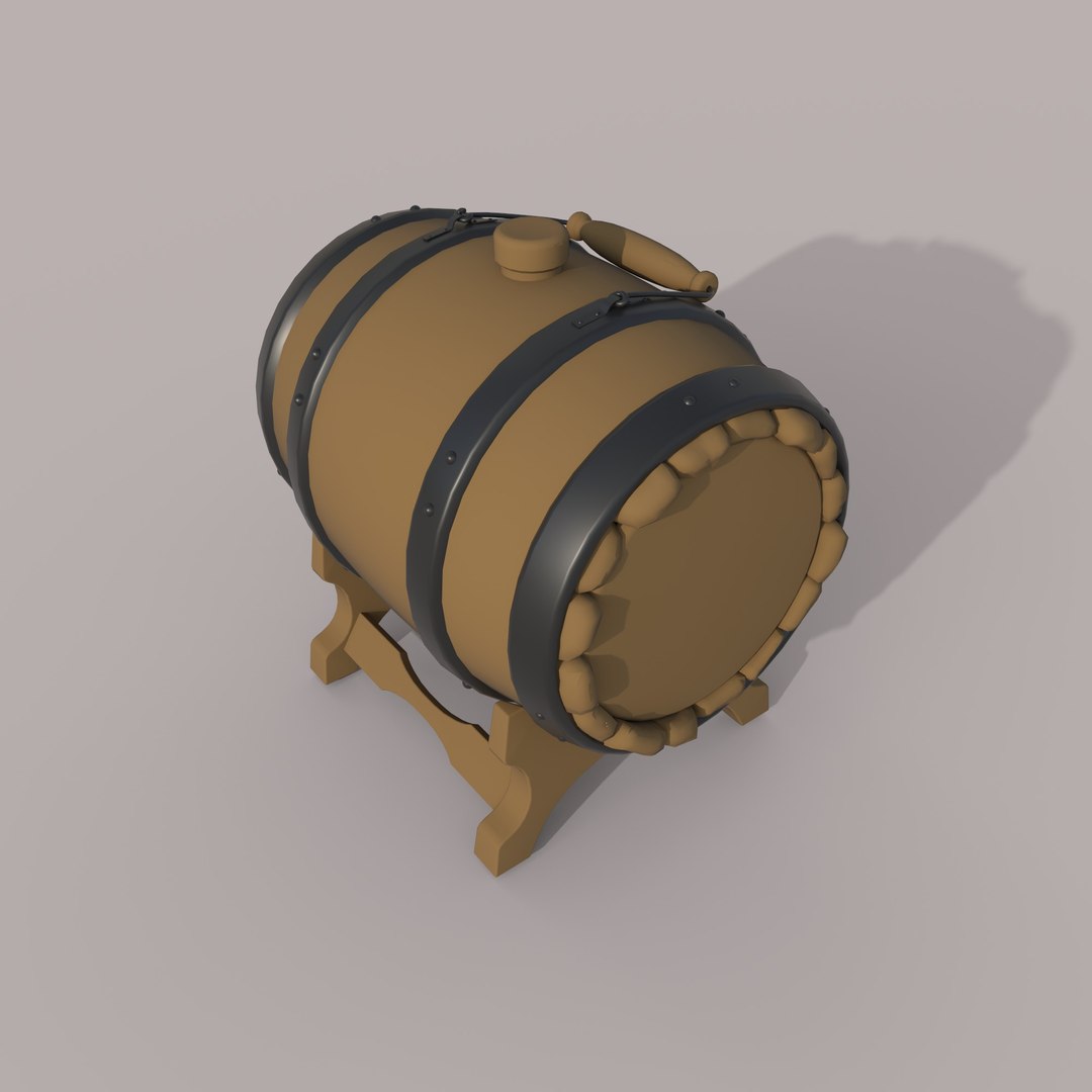 3D Barrel Model - TurboSquid 2245507