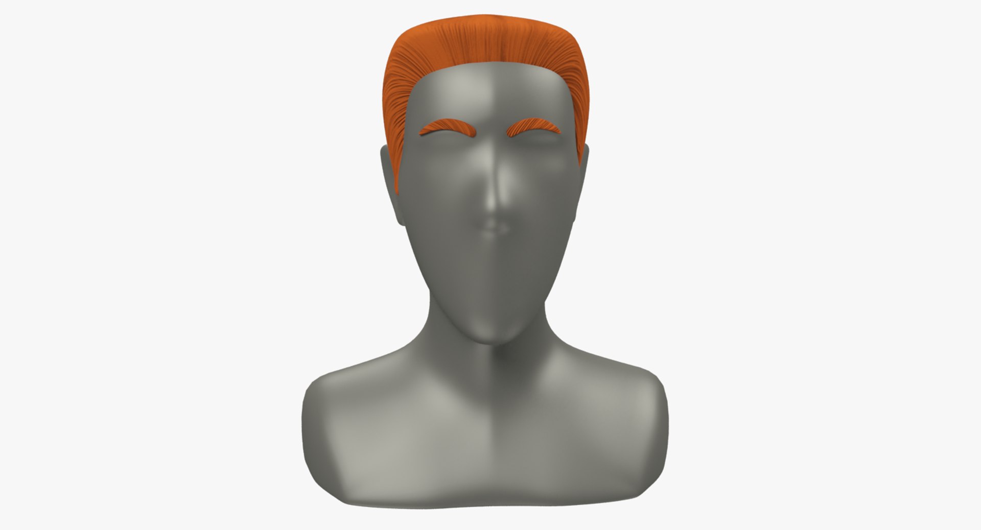3D polygonal hairstyles woman hair - TurboSquid 1280834