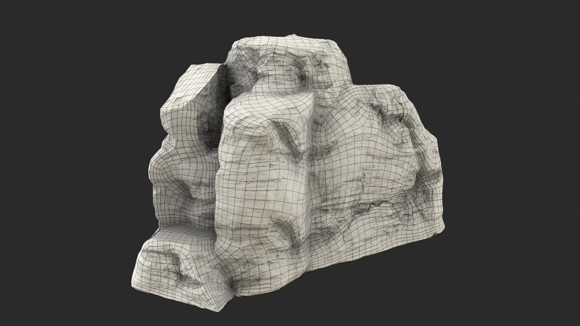Desert Cliff 3D Model - TurboSquid 1474631