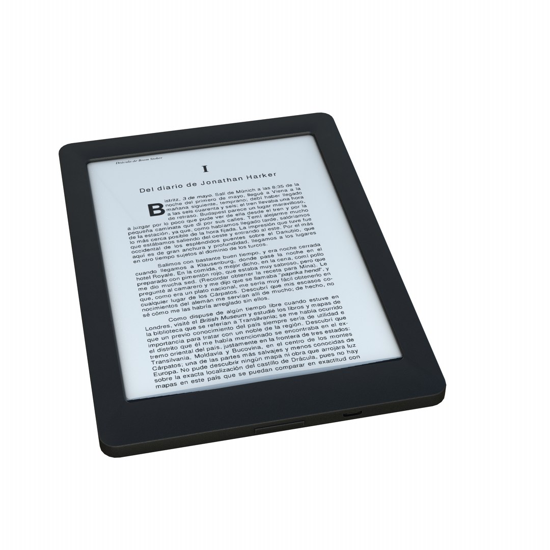 Ebook 3D model - TurboSquid 2103482