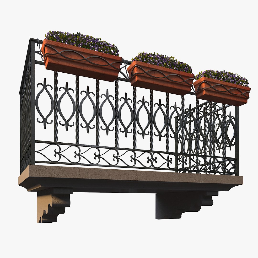 3D model Balcony - TurboSquid 1842817
