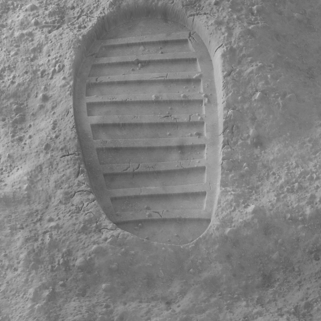Moon Boot Bootprint 3D Model - TurboSquid 1247806