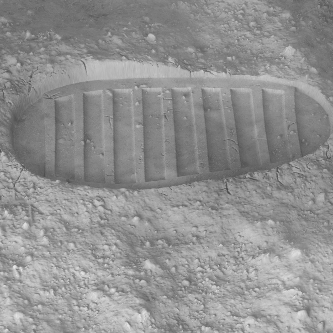 Moon Boot Bootprint 3D Model - TurboSquid 1247806