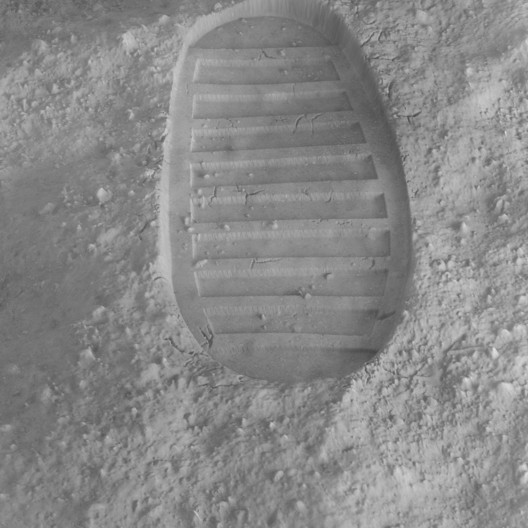 Moon Boot Bootprint 3D Model - TurboSquid 1247806
