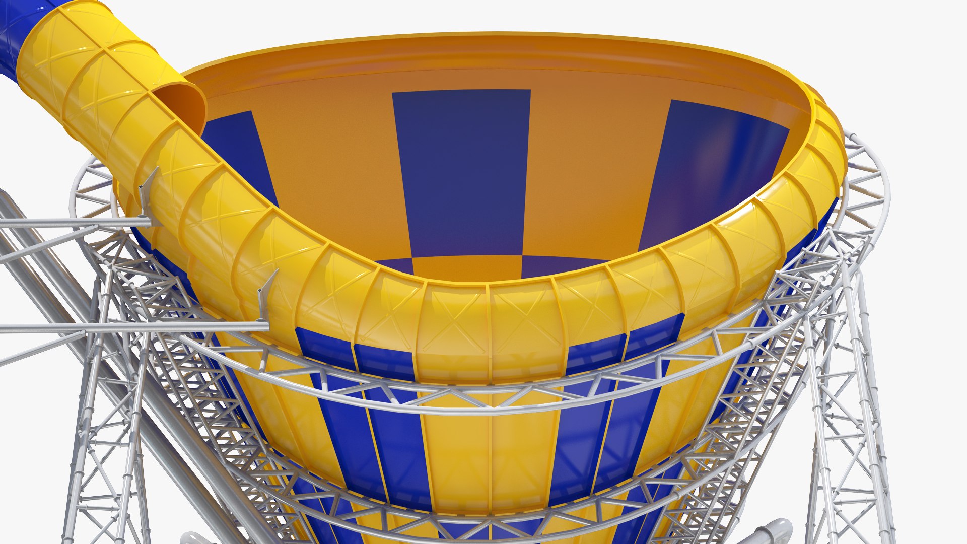 3D Giant Funnel Waterslide Water Slide Model - TurboSquid 1505583