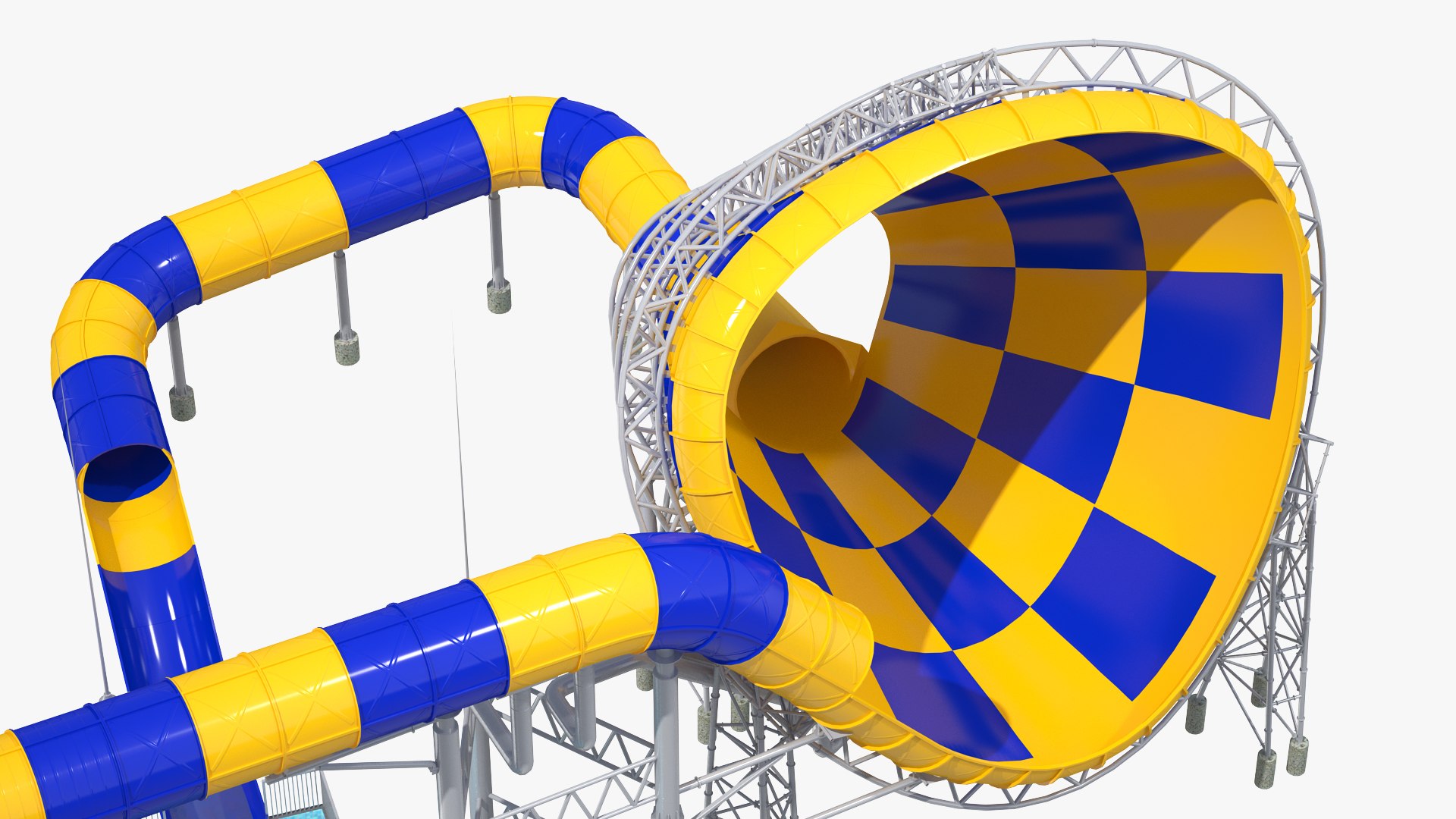 3D Giant Funnel Waterslide Water Slide Model - TurboSquid 1505583