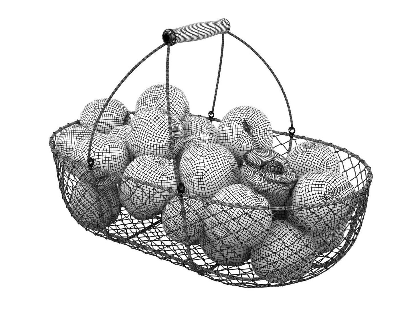 Wirework Nesting Trugs Model - TurboSquid 1226088