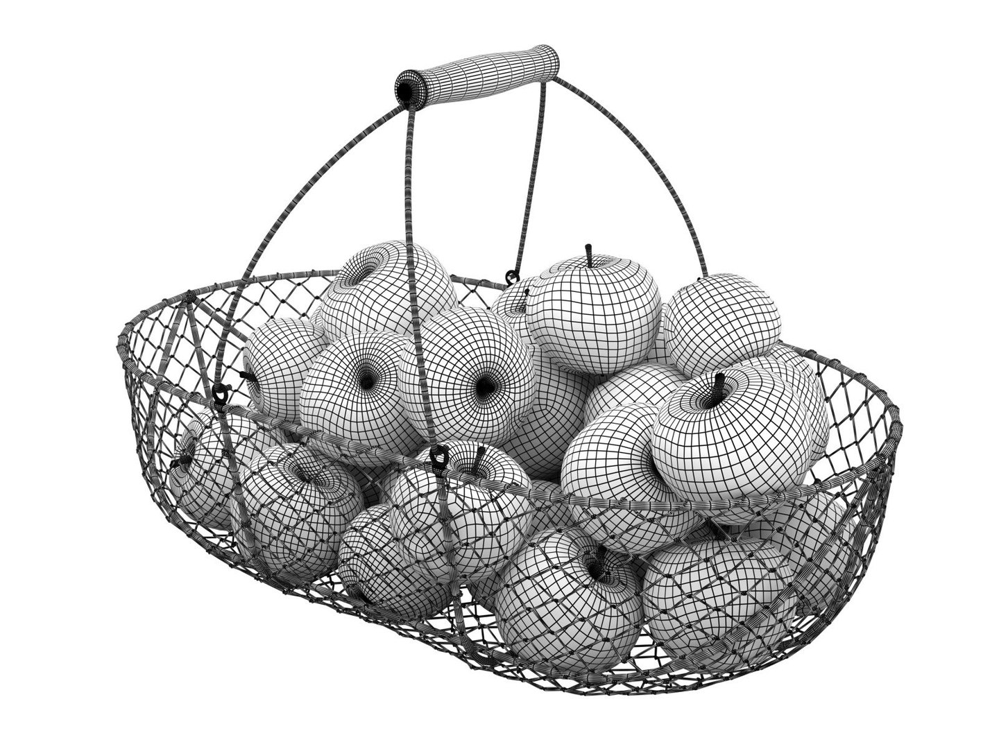 Wirework Nesting Trugs Model - TurboSquid 1226088