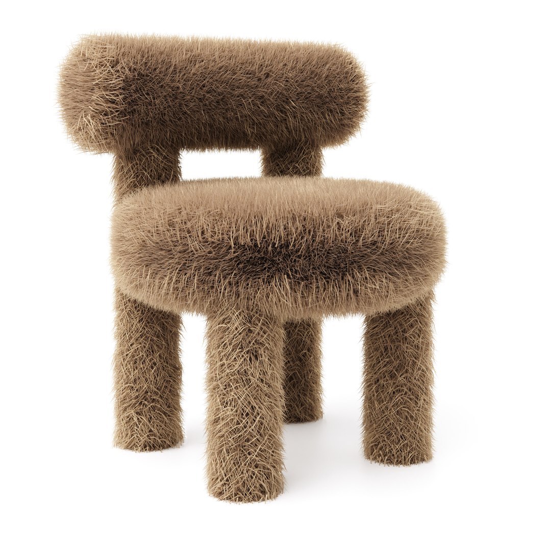 Free Noom Chair Gropius CS1 Fluffy Edition Model - TurboSquid 2271356