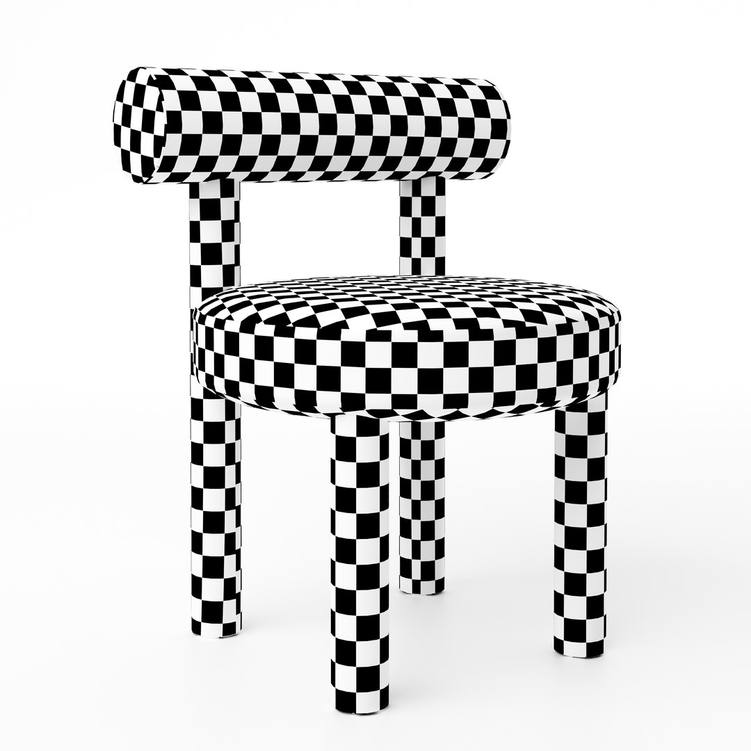 Free Noom Chair Gropius CS1 Fluffy Edition Model - TurboSquid 2271356